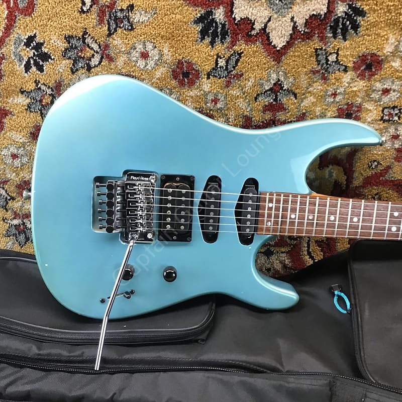 1987 Hamer - Chaparral - ice blue metallic - ID 4564 | Reverb