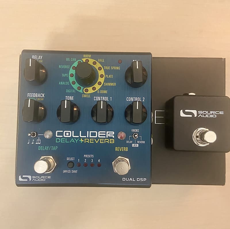 Source Audio SA263 Collider Delay + Reverb 2010s - Blue | Reverb