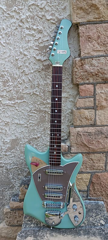 Zenon Victoria Surf Rider vintage guitar refretted 1966 | Reverb
