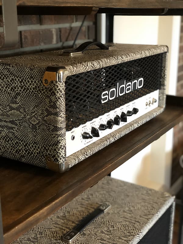 Soldano Hot Rod 50 Plus 1990s Rare Snake Skin (Boa) | Reverb