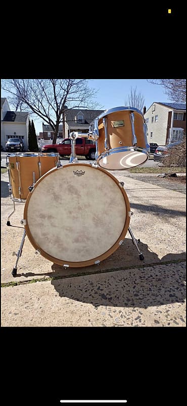 Magstar USA custom made Maple 3 piece drum set Rob Kampa | Reverb