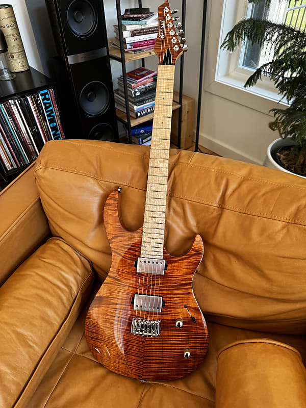 Kiesel Aries - Flamed Koa Top - Flamed Maple Fretboard | Reverb