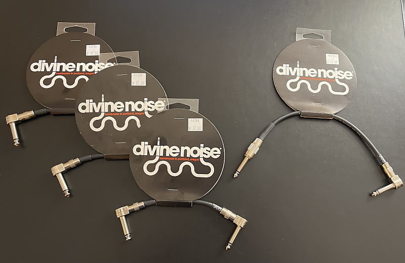 Divine Noise Patch Cables for Pedals (Lot of 4) | Reverb