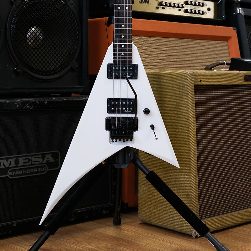 1990s Jackson Professional Randy Rhoads EX in White w/ Hard | Reverb