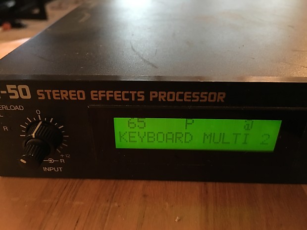 Boss SE-50 Multi Effects Black 1/2 rack unit | Reverb