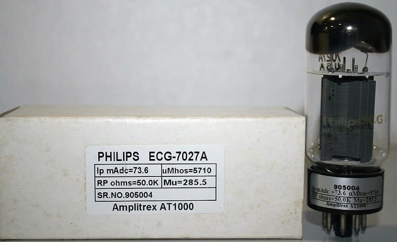 NOS 7027A PHILIPS ECG Solid Disc Getter Made U.S.A Amplitrex | Reverb