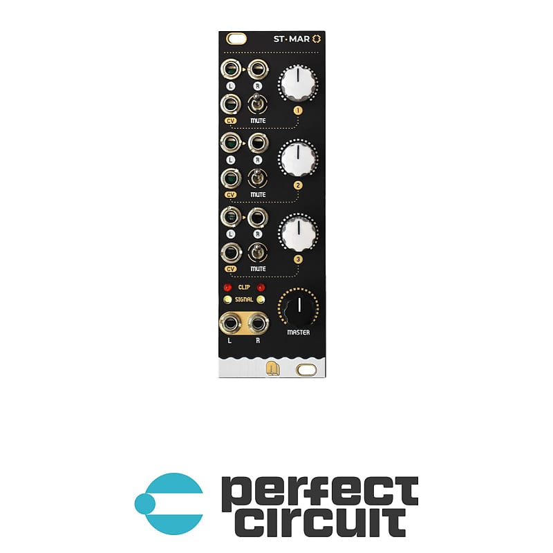 NANO Modules ST-MAR 3-Channel Stereo Mixer | Reverb