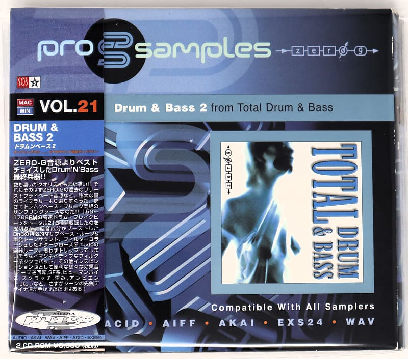 Zero-G Pro Samples Vol.21 Drum & Bass 2 Sample Library/Sound | Reverb