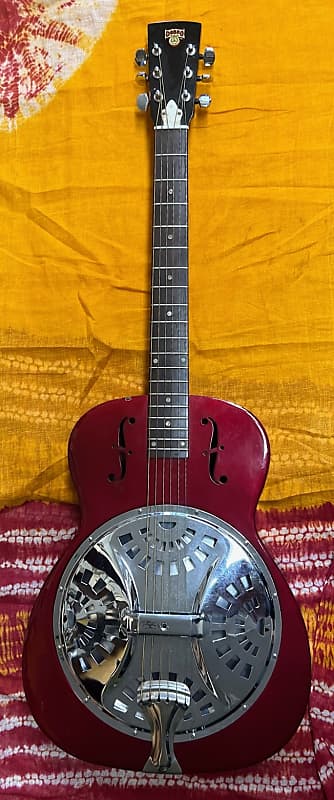 Vintage Dobro Model 30 Resonator Guitar - Red | Reverb