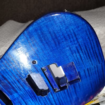 Warmoth Soloist Maple Guitar Body with flamed maple laminated | Reverb