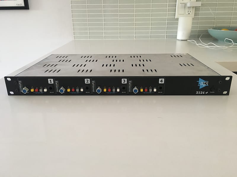 API 3124+ 4 Channel Mic Preamp Owned by Eric Cannata of Young | Reverb