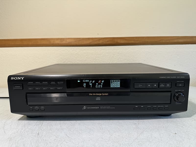 Sony CDP-CE215 CD Changer 5 Compact Disc Player HiFi Stereo | Reverb