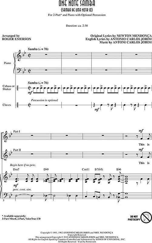 One Note Samba - (Samba de uma nota so) Discovery Level 3 | Reverb