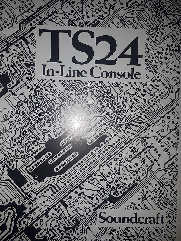 Soundcraft User's Manual for TS24 In-Line Console | Reverb