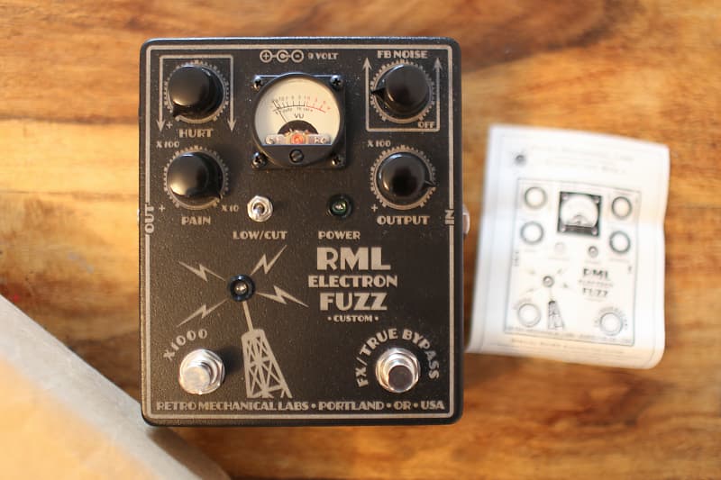 Retro Mechanical Labs Electron Fuzz Custom 2016 Black | Reverb