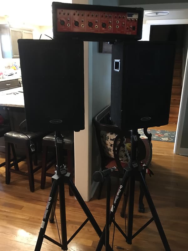 Stageworks LG-100 powered mixer PA system | Reverb