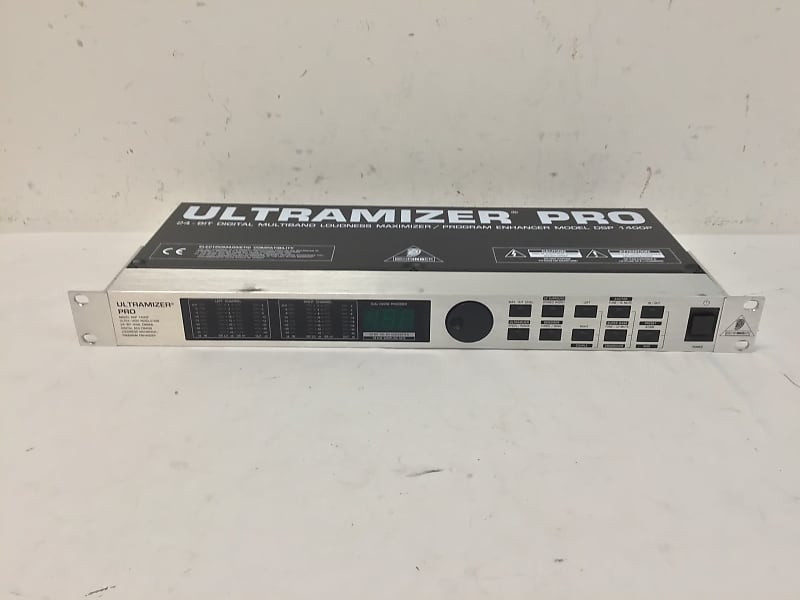 Behringer DSP-1400P Ultramizer Pro 24-BIT Loudness Maximizer | Reverb