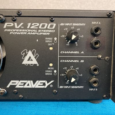 Peavey PV 1200 Professional Stereo Power Amplifier - Tested & | Reverb