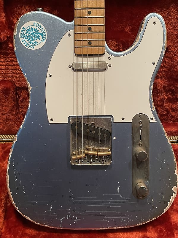 For Scott M : MJT Telecaster 2022 - Relic metallic blue nitro | Reverb