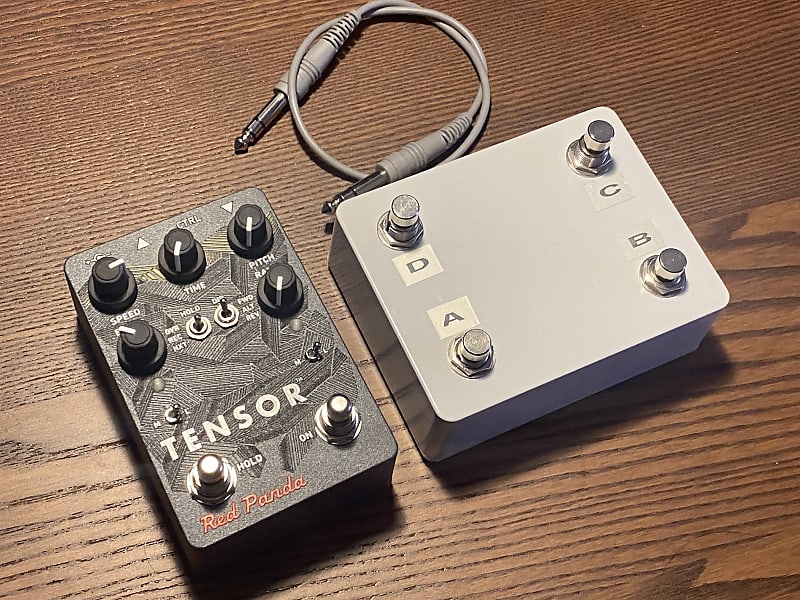 Red Panda Tensor Tape Delay with Remote switch | Reverb
