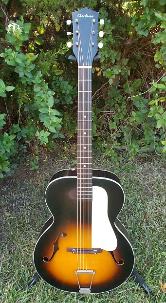 Kay Airline N-5 Archtop Guitar With Case | Reverb