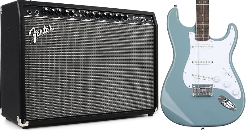 Fender Champion 100 2x12" 100-watt Combo Amp Bundle with | Reverb