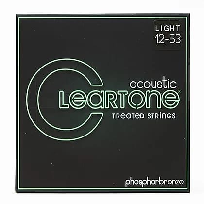 Cleartone 012-.053 LIGHT 7412 Phosphor Bronze Acoustic Guitar | Reverb