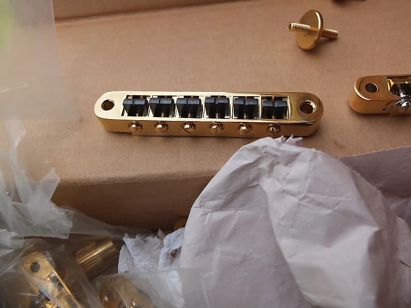 Graph Tech ResoMax Tuneomatic Bridge - Gold | Reverb