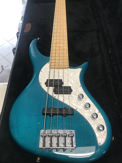 Pedulla Rapture RBJ2 5 String 2001 Wood turquise | Reverb