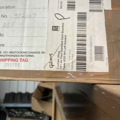 Left Handed Gibson R9 1959 Les Paul Standard VOS reissue 2018 | Reverb