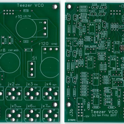 ian fritz euro teezer thru-zero vco | panel | Reverb