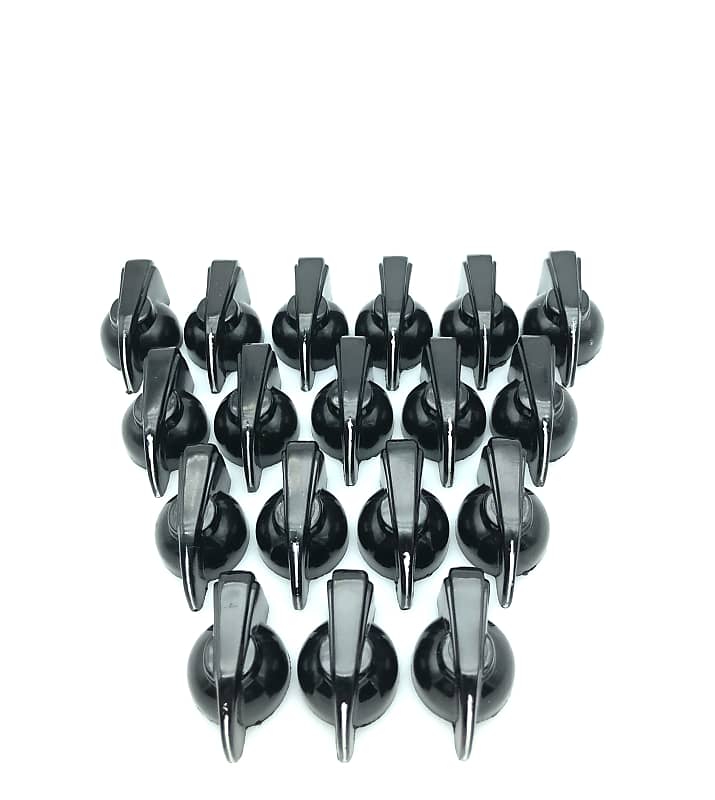 Chicken Head Pointer Amp Knobs (4) Black | Reverb