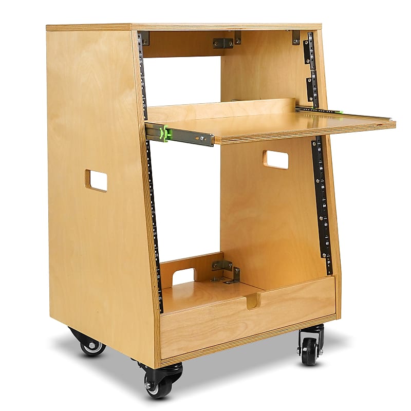 SDRK-ST12T | DIY Slanted 12U Studio Rack (4U Top + 8U Lower), | Reverb