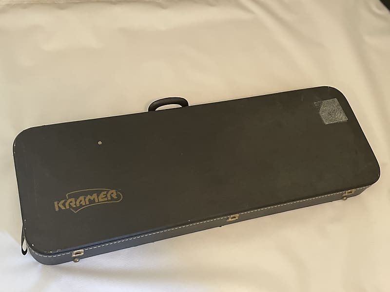 1980's Kramer Focus Pacer Guitar Black Tolex Hardshell Case | Reverb