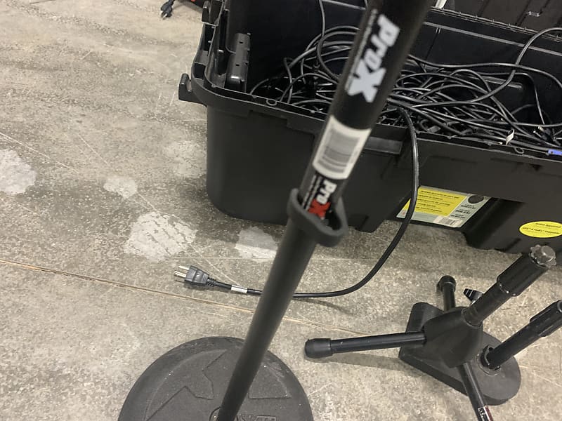ProX Round base Microphone Stand 2010-present - Black | Reverb
