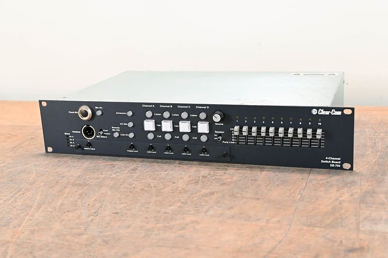 Clear-Com SB-704 2RU 4-Channel Switchboard Main Station | Reverb