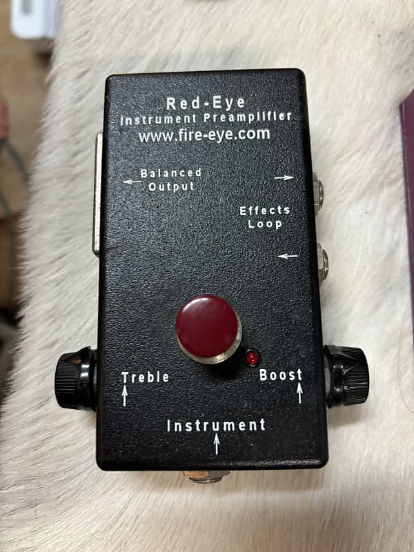 Fire-Eye Red-Eye Instrument Preamp Late 2010s - Black | Reverb