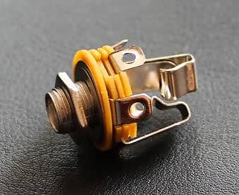 Stereo 1/4 Jack socket for Les Paul Strat Tele Plate | Reverb UK