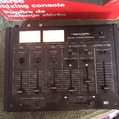 Realistic 32-1200 A Stereo Mixing Console 1980s - black | Reverb