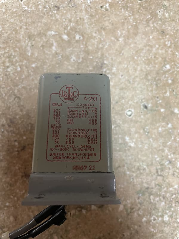 UTC A-20 Transformer | Reverb