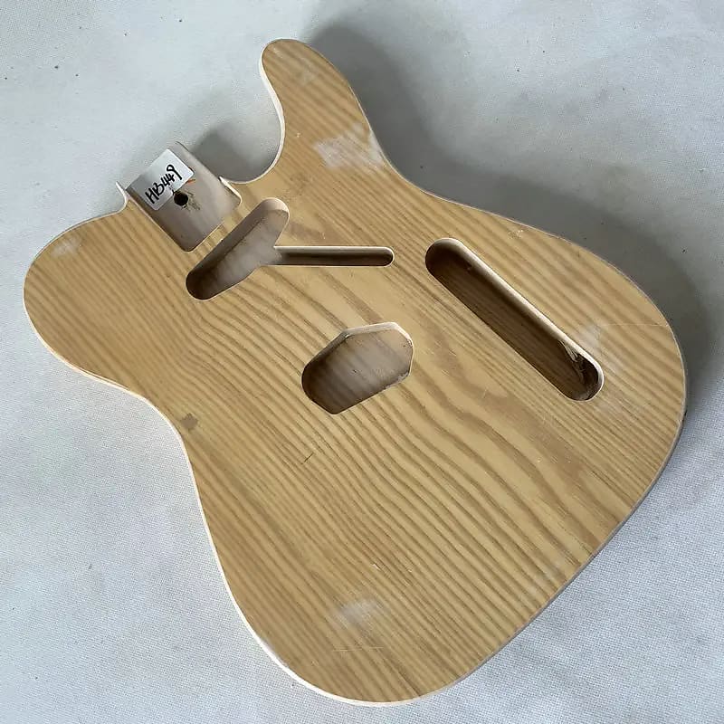 DIY Telecaster Tele Style Ash Wood Guitar Body | Reverb
