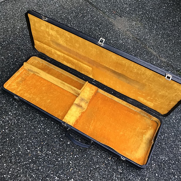 1960s Gibson Oblong Rectangle Vintage Case Black Les | Reverb Canada