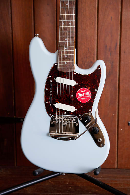Squier Classic Vibe 60's Mustang Sonic Blue Electric Guitar | Reverb
