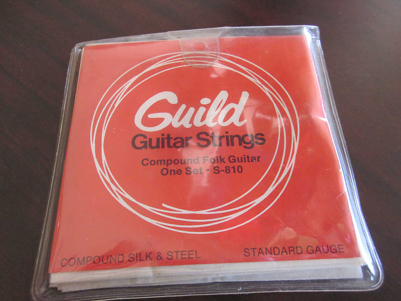 Guild Vintage Compound Folk Guitar String Set Compound Silk & | Reverb