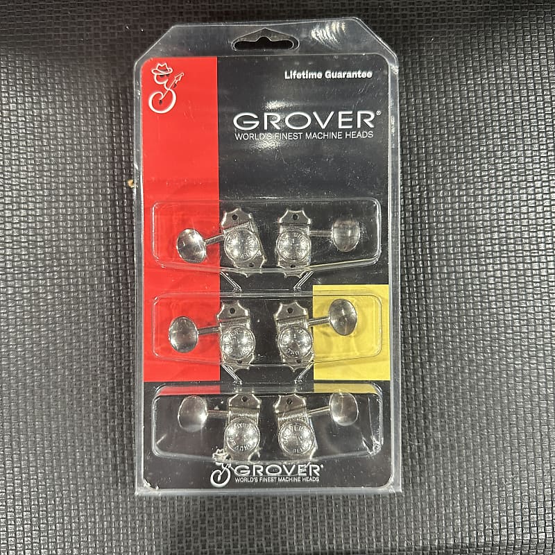 Grover 533N Vintage Locking 15:1 Tuners - Nickel | Reverb