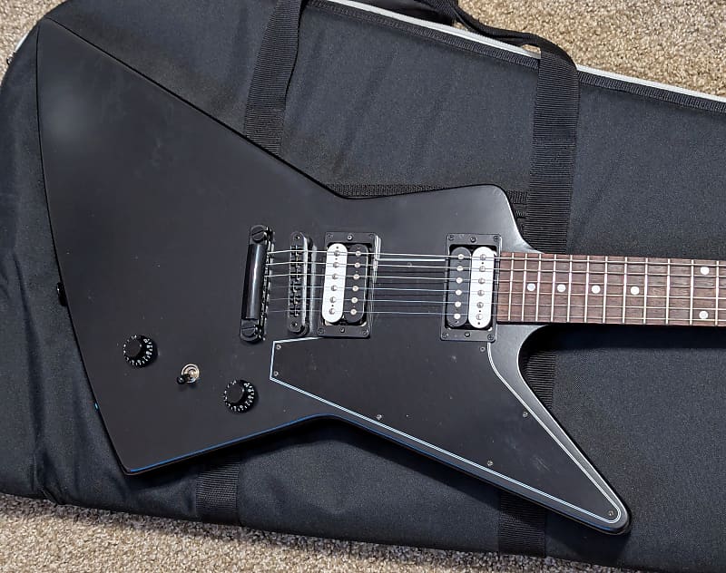Gibson 2019 Explorer B-2 Satin Black Mod Shop Guitar w/'57 | Reverb