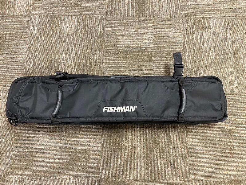 New- Fishman SA330x Deluxe Black Gig Bag w/ Wheels | Reverb