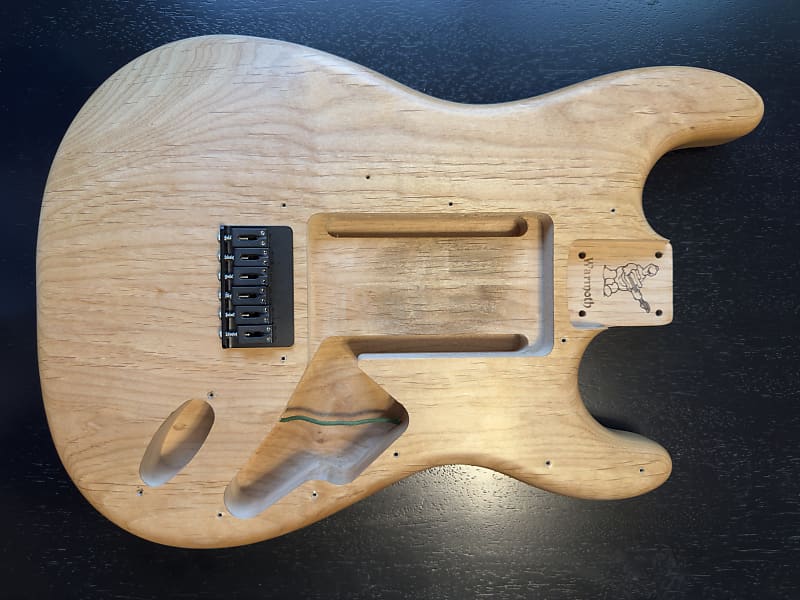 Warmoth Strat Body - 2 Piece Alder Natural | Reverb