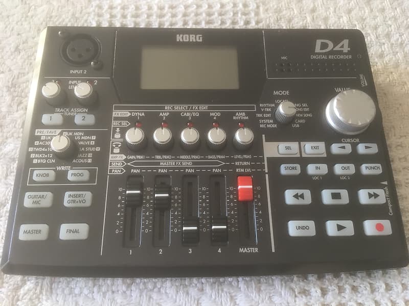 Korg D4 Four-Track Digital Recorder | Reverb