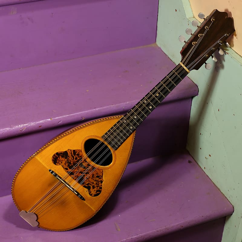 1890s Weymann Fancy Bowlback Mandolin | Reverb